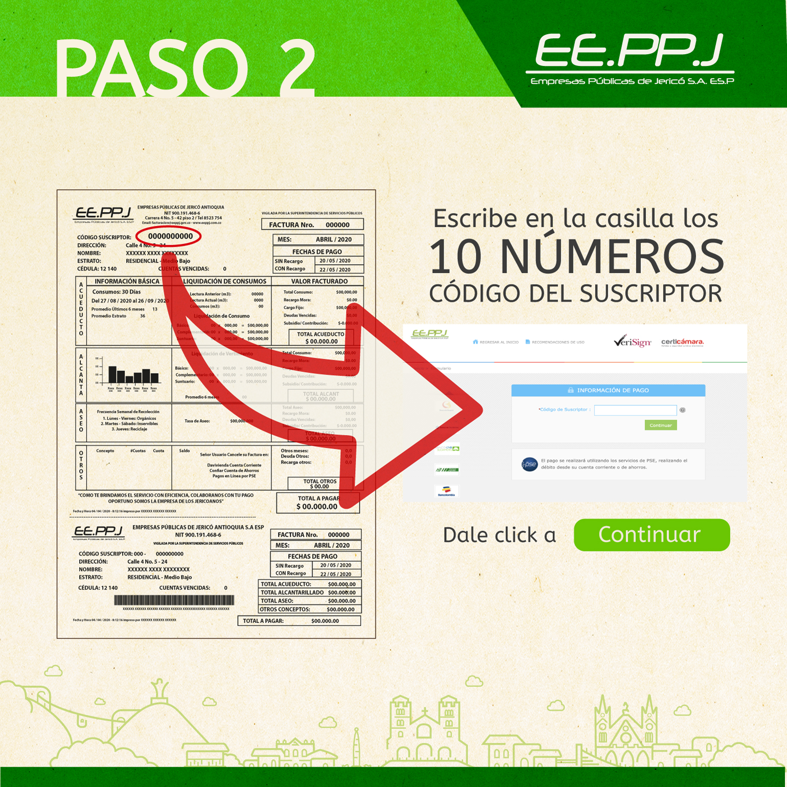 Guía de Pagos por PSE – Empresas Públicas de Jericó